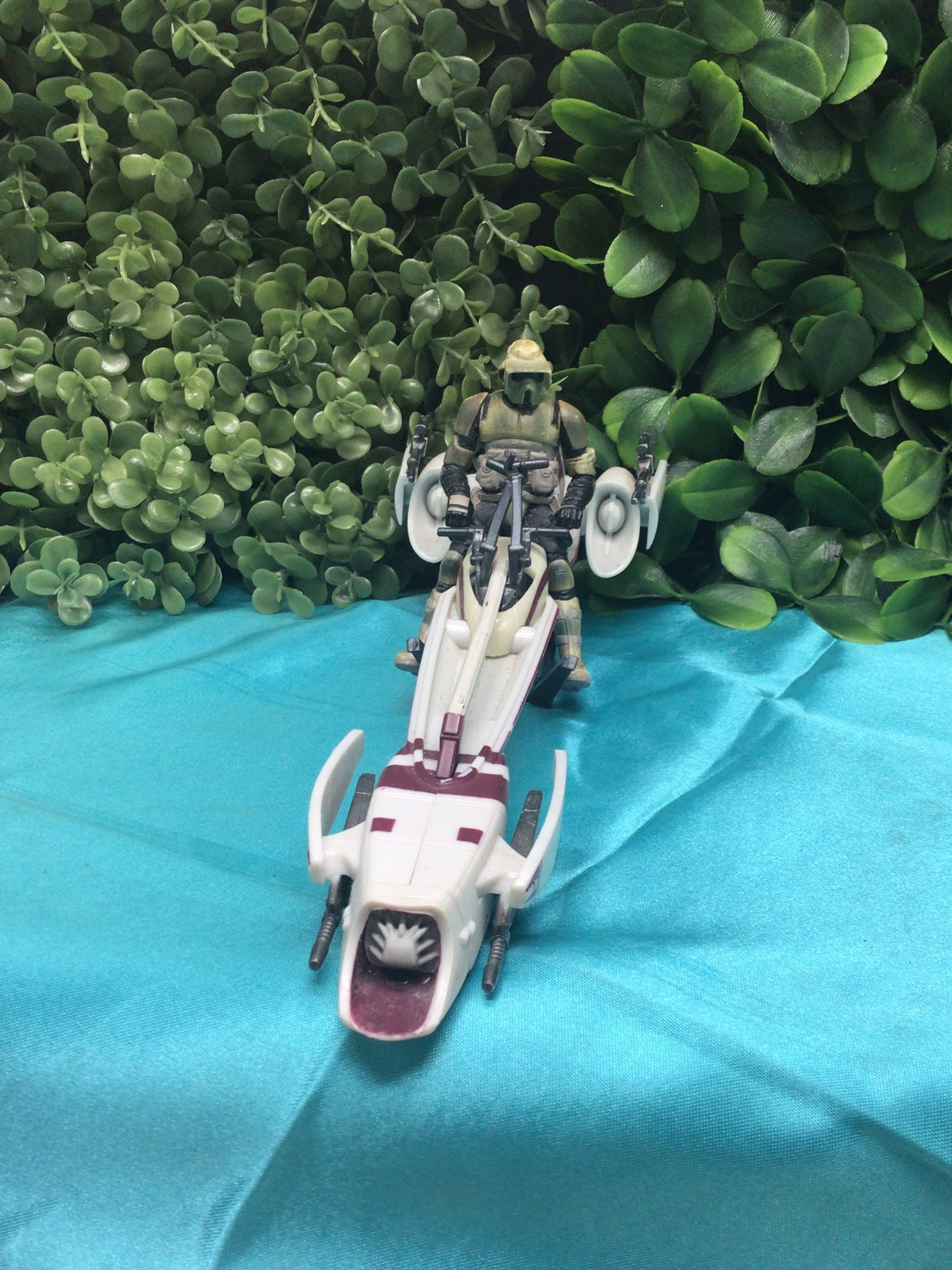 Hasbro Star Wars Clone Trooper and Barc Speeder Bike. - Etsy