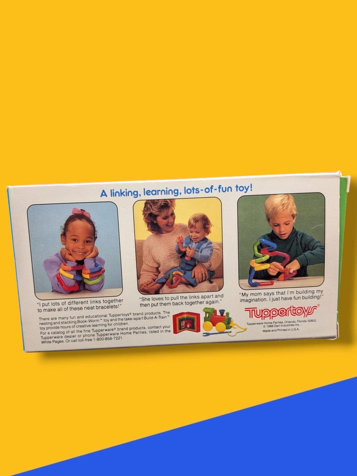Vintage 1988 Tupper Toys Link-a-lot – With Original Box! - Etsy