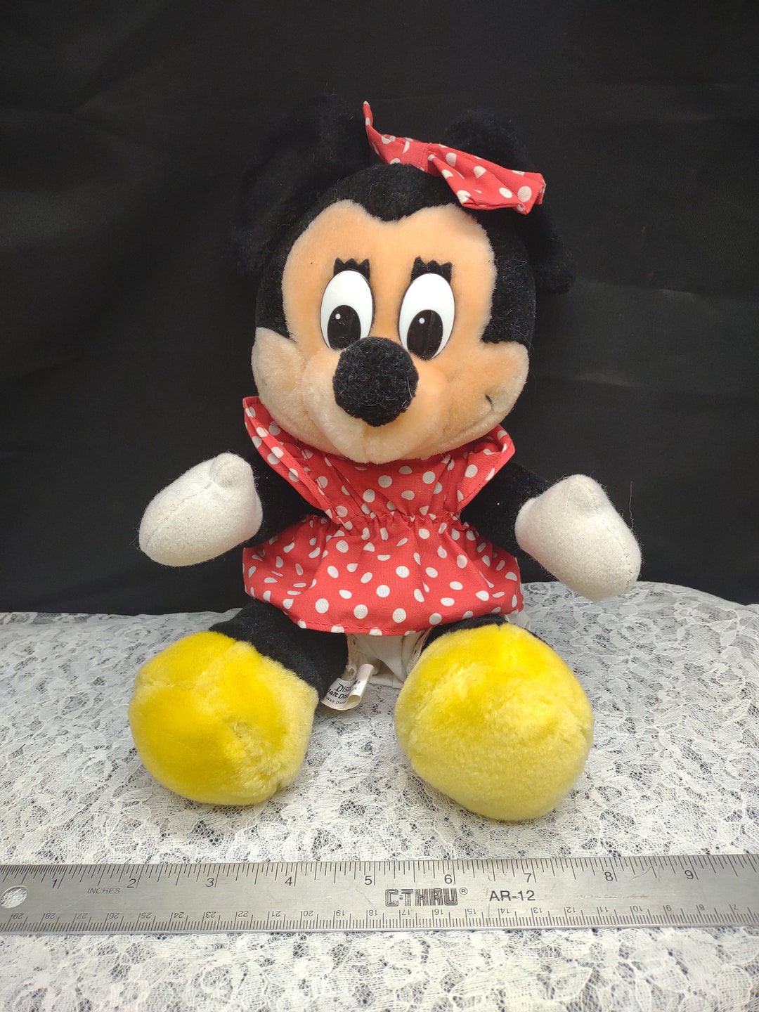 Minnie Mouse Plush Vintage Walt Disney World Disneyland - Etsy