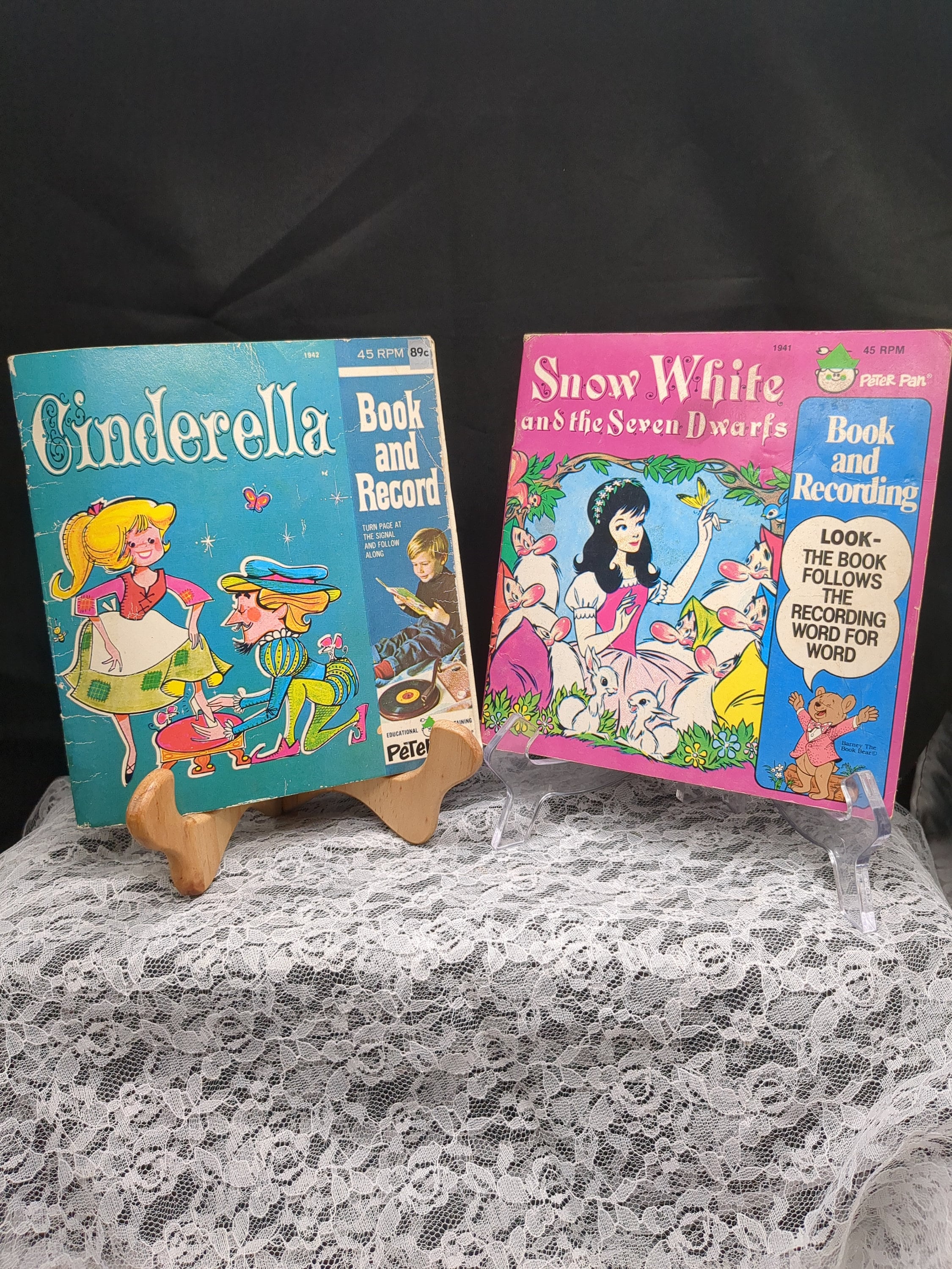 Vintage Peter Pan Books Cinderella and Snow White and the - Etsy
