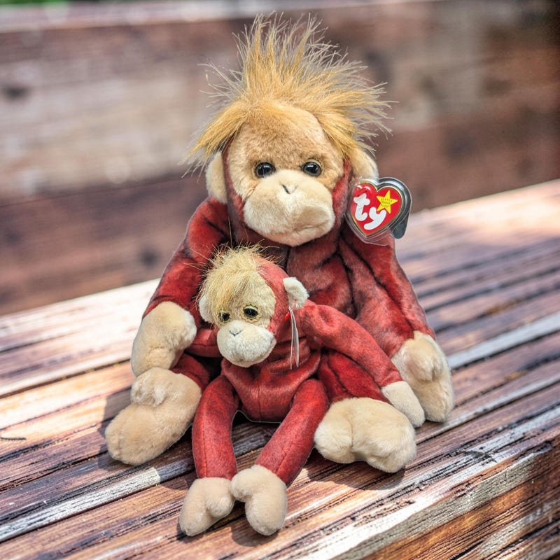 Orangutan Beanie Baby - Etsy