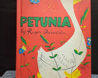 Petunia by Roger Duvoisin 1950 1st Edition Near Fine Petunia the Goose ...