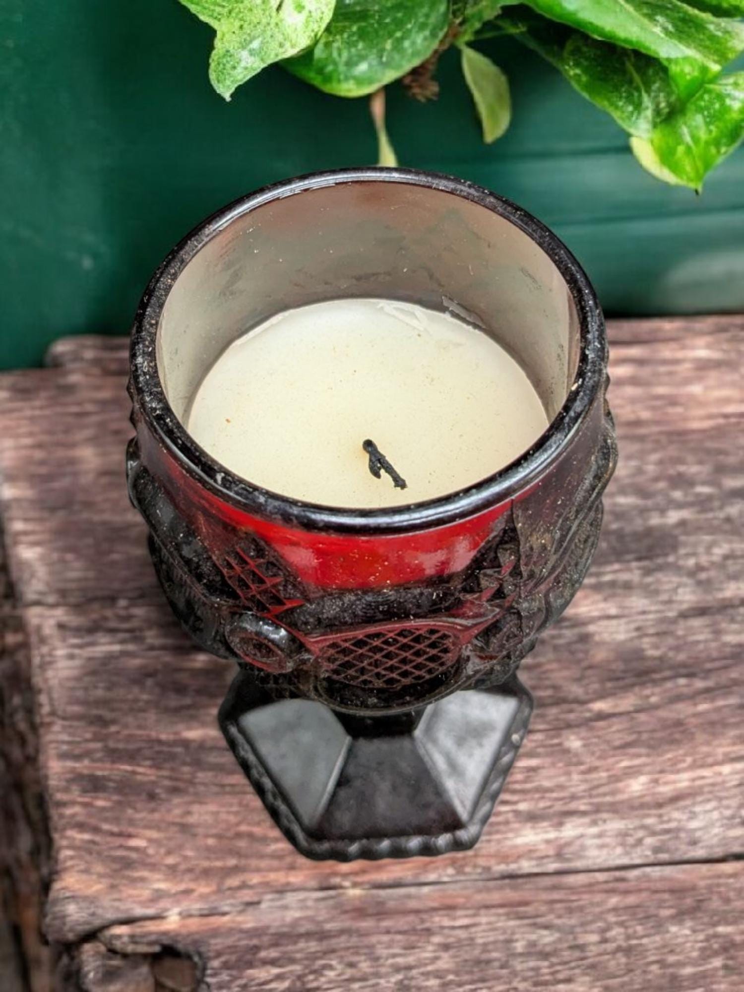 Vintage Avon 1876 Cape Cod Collection Wine Goblet Candle Holder ...