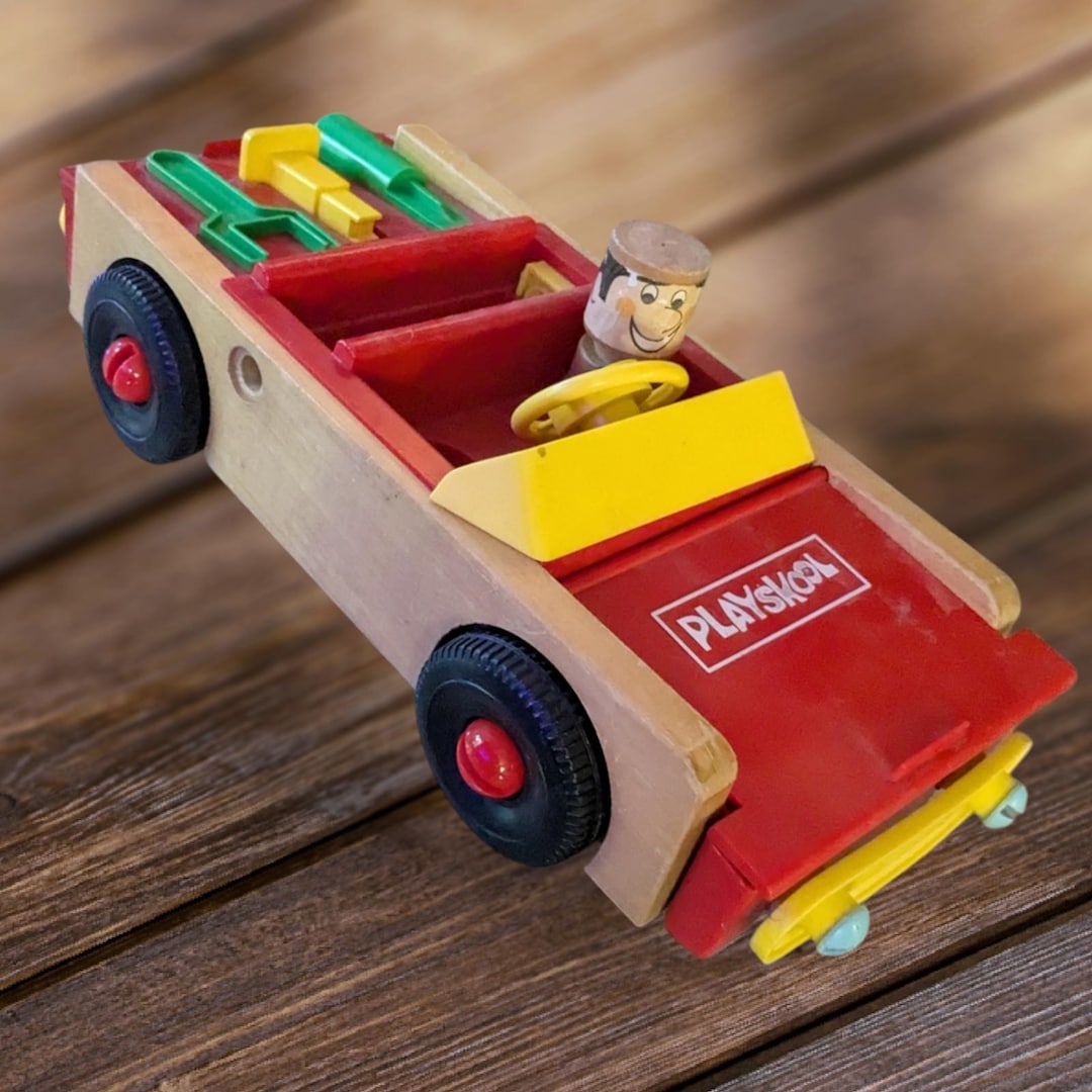 Vintage Playskool Take-apart Car – Classic Educational Toy - Etsy