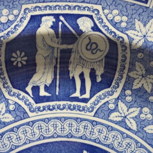 SPODE Blue Room Collection Greek Hand-painted Plate - Etsy