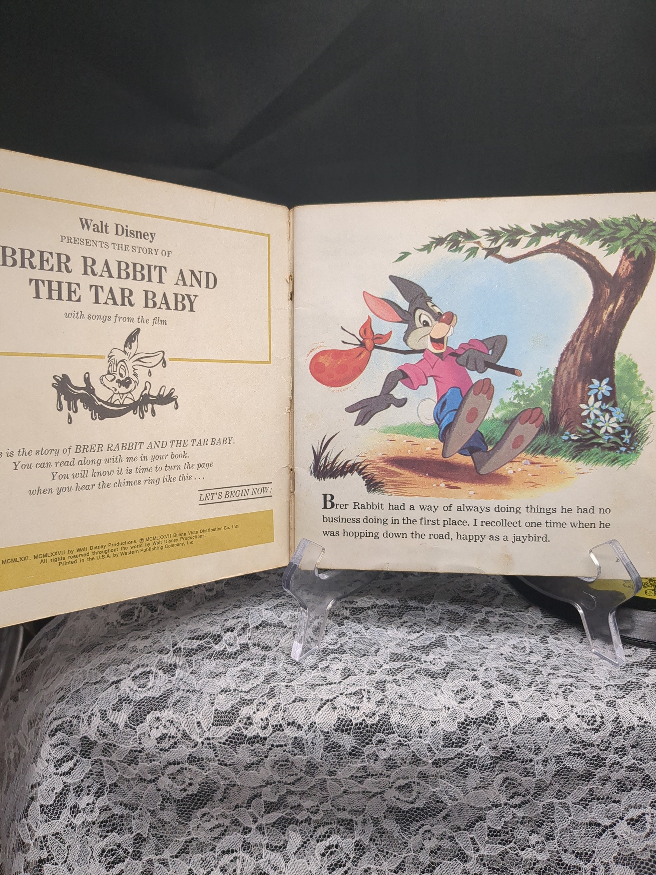 1977 Walt Disney's Story of Brer Rabbit in the Baby 24 - Etsy