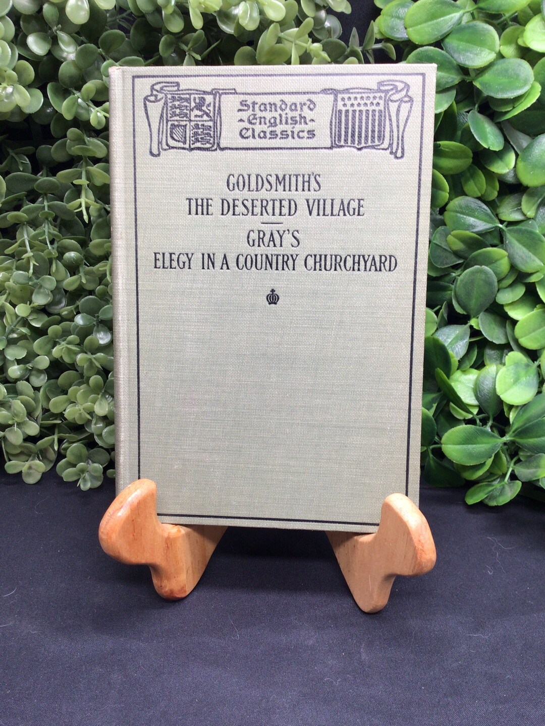 1909 Antique Poetry Book – Goldsmith and Gray, the Deserted Village and ...