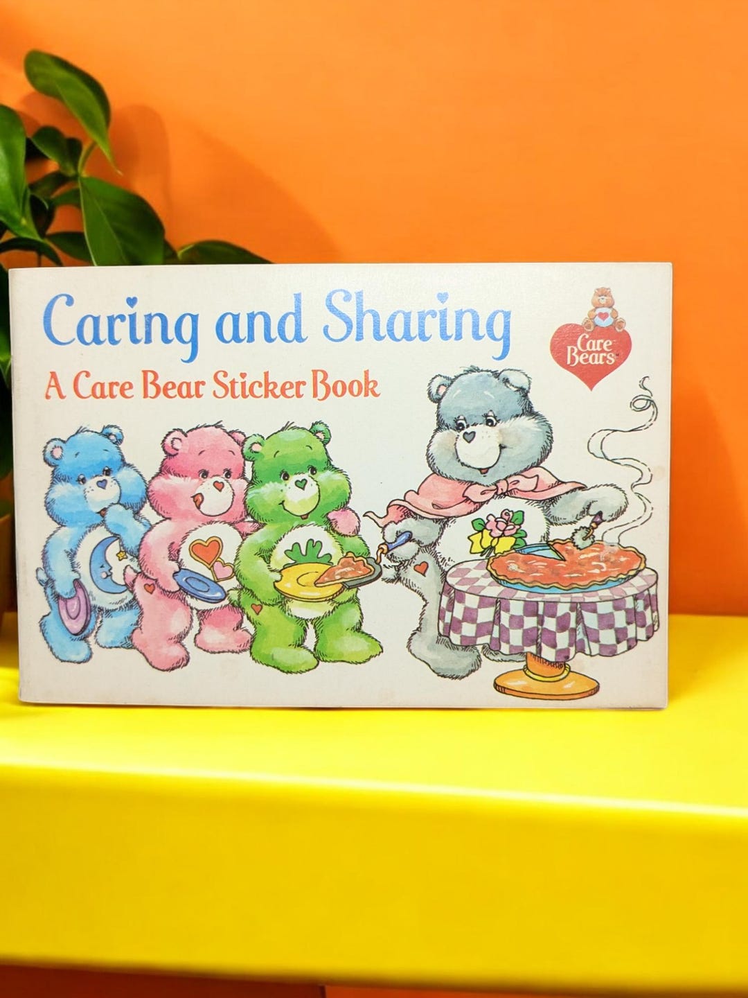 1984 Caring and Sharing Care Bear Sticker Book From Pizza Hut Unused - Etsy
