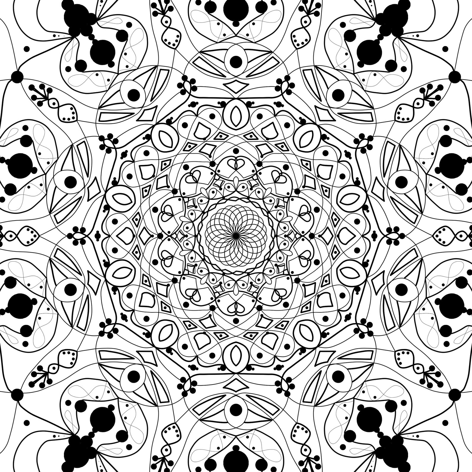 50 Mandalas Coloring Page Digital Download for Kid or Adult Coloring - Etsy