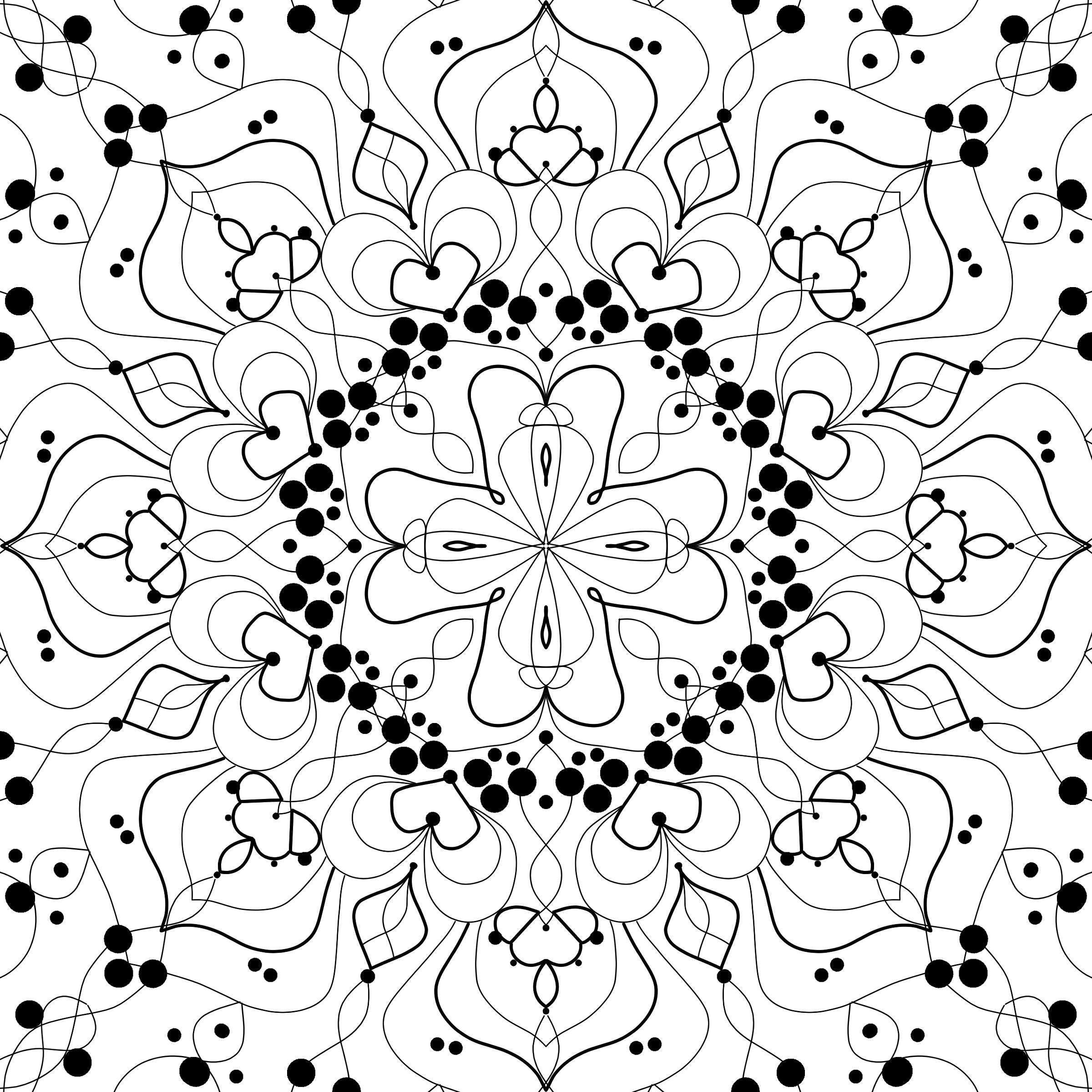 50 Mandalas Coloring Page Digital Download for Kid or Adult Coloring - Etsy