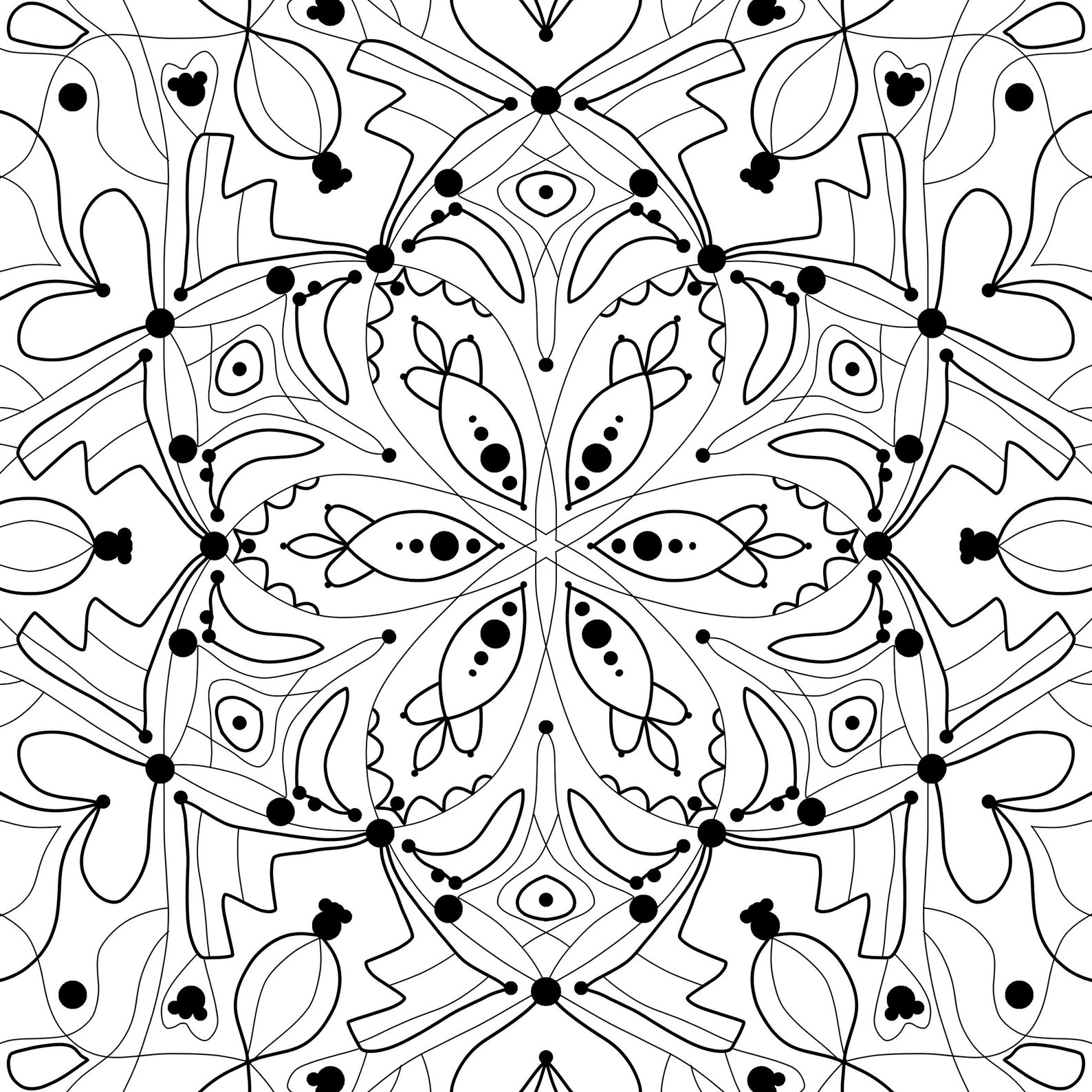 50 Mandalas coloring page digital download for kid or adult | Etsy