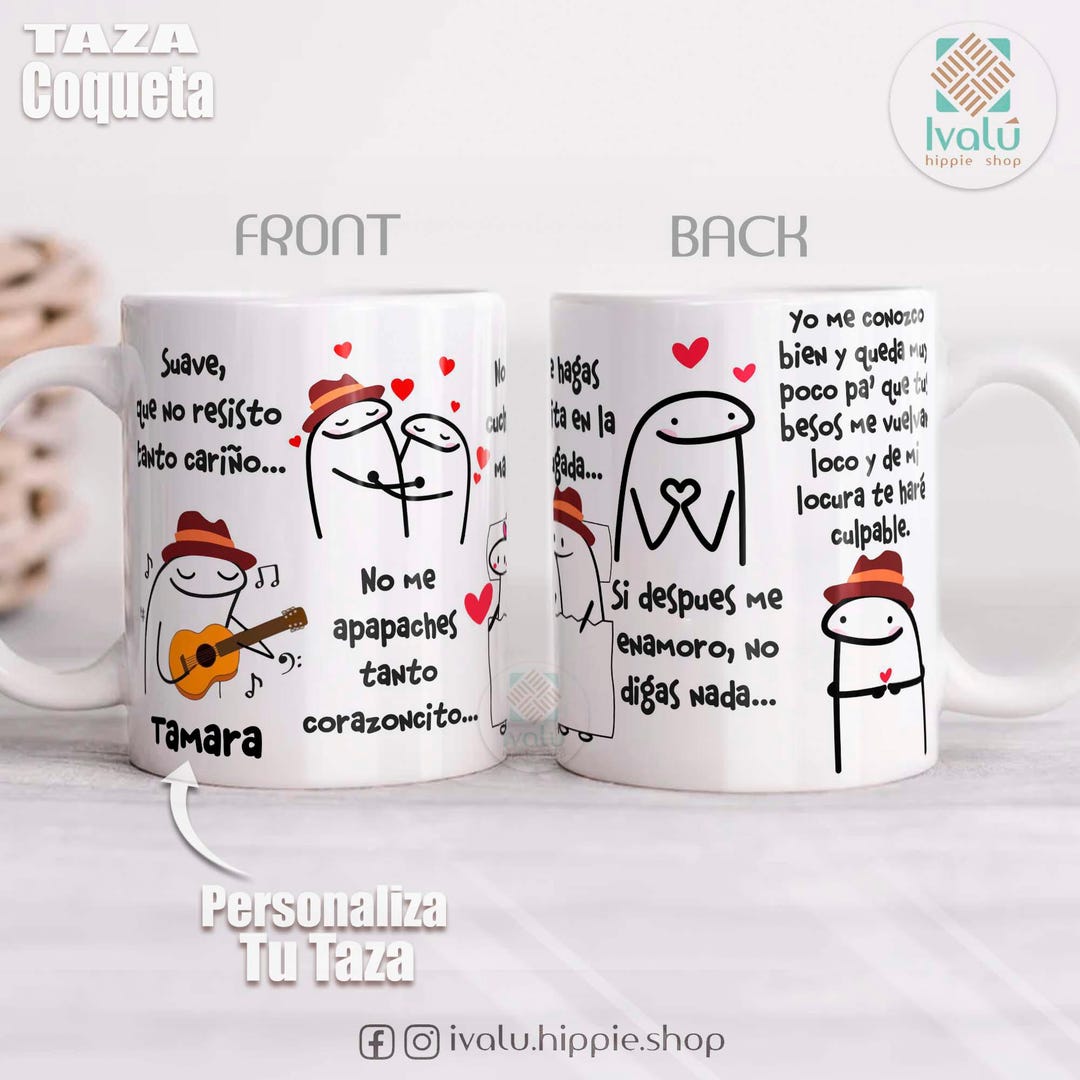 Flirty / Mug With Phrases From a Viral Song on Tiktok / Flork - Etsy