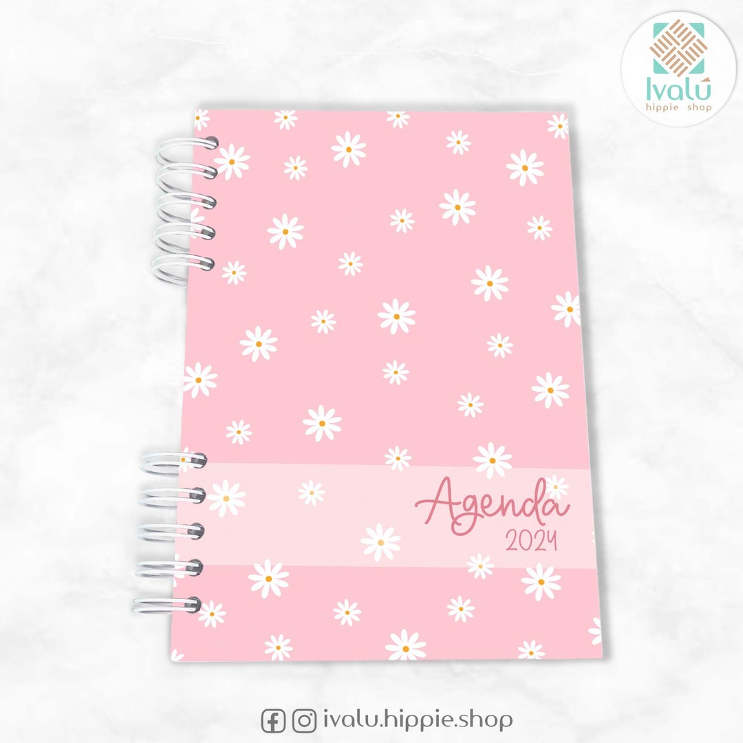 Pink Daisies Agenda 2024 2024 Planner Personalized Agenda Academic ...