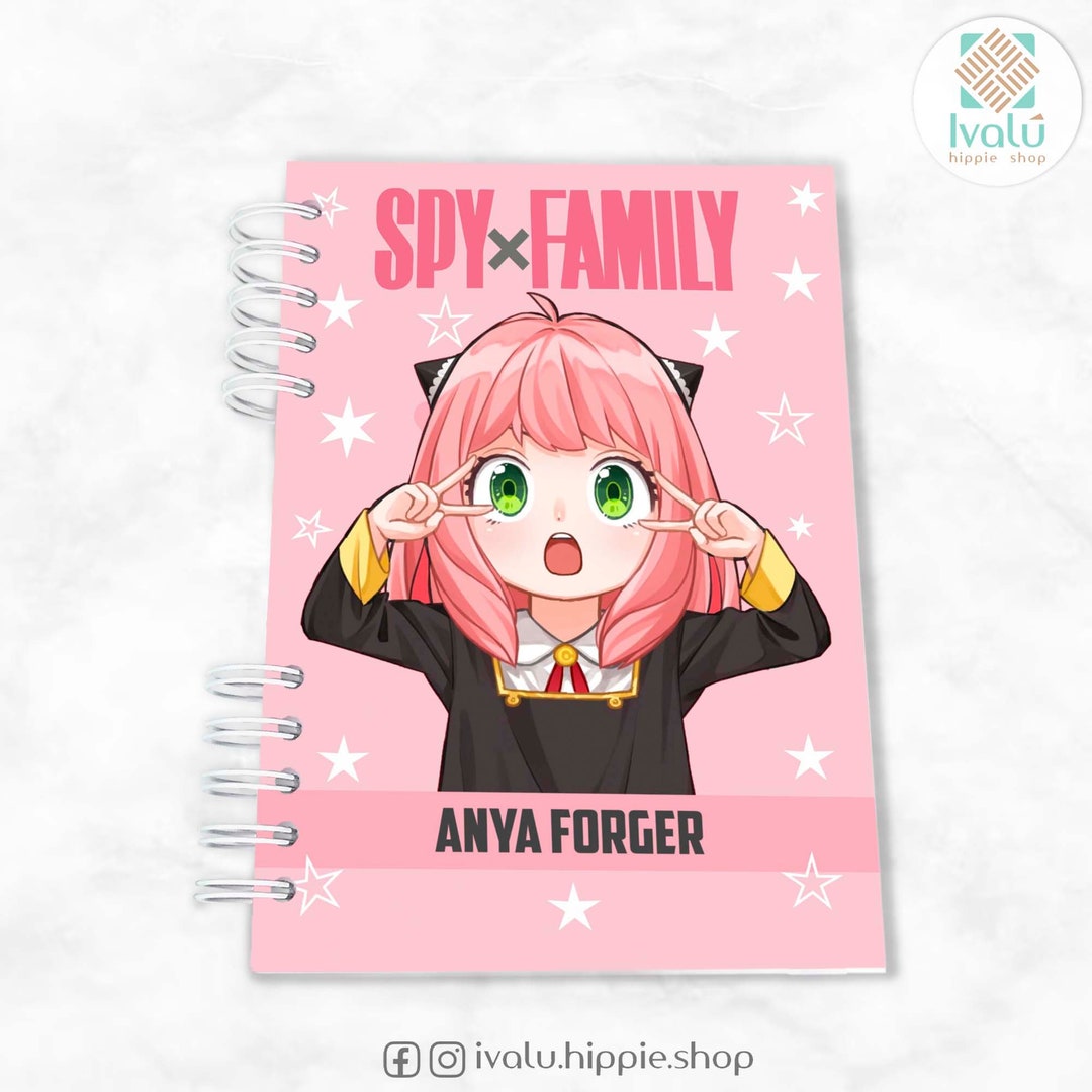 Anya Handmade Agenda Agenda 2024 Personalized Agenda Pink Anime Planner ...