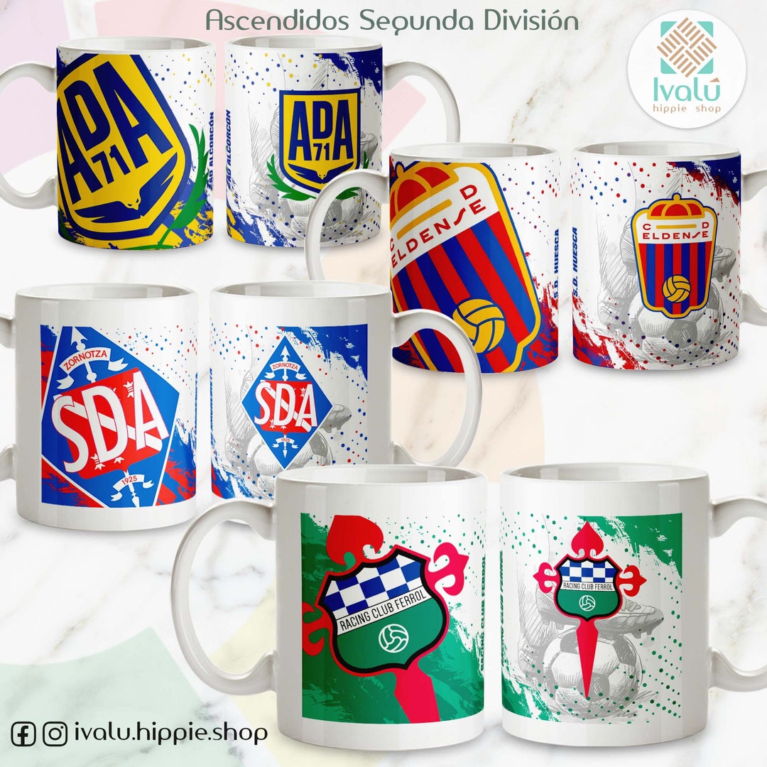 Ivalú Personalized Mug With Name Promotion to Second Division Spain Coffee Cup Amorebieta Racing ...