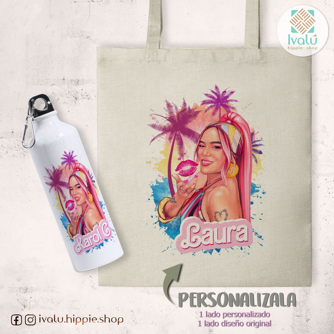 Ivalú Tote Bag Karol G Watati Personalized Tote Bag Bichota Beach Bag Gift for Her Recyclable ...
