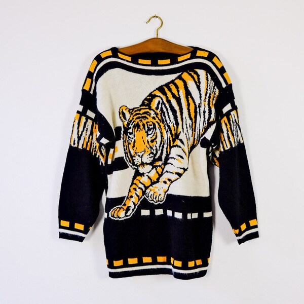 Tiger Sweater - Etsy