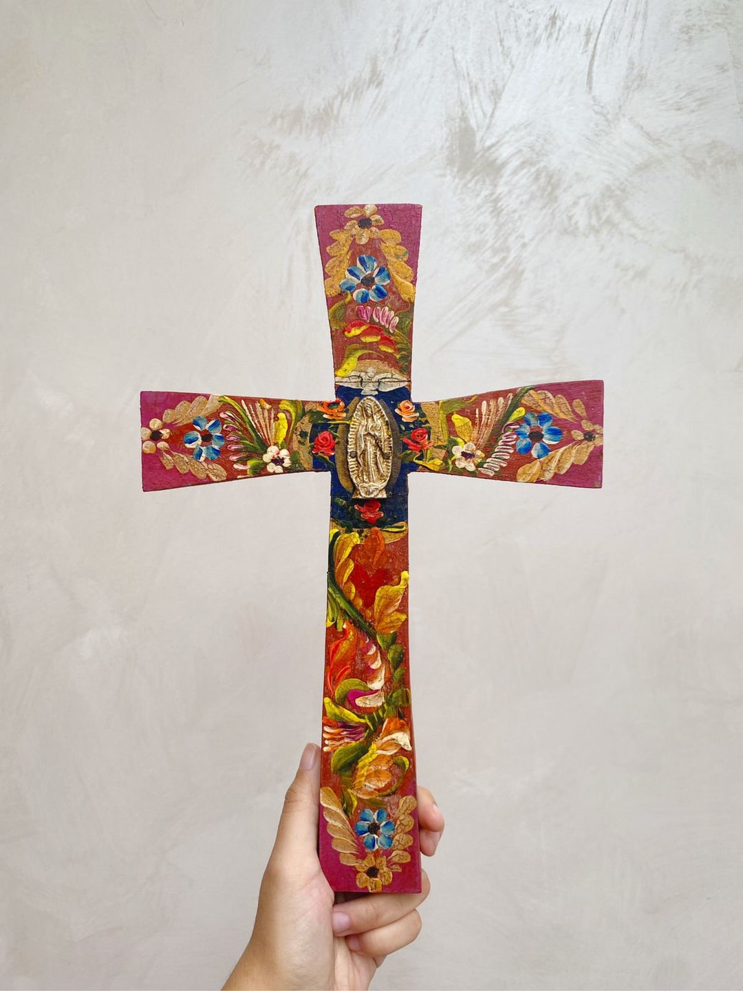 BIG Wall Cross, Wall Hanging Cross, Crucifix, Wall Cross Decor - Etsy