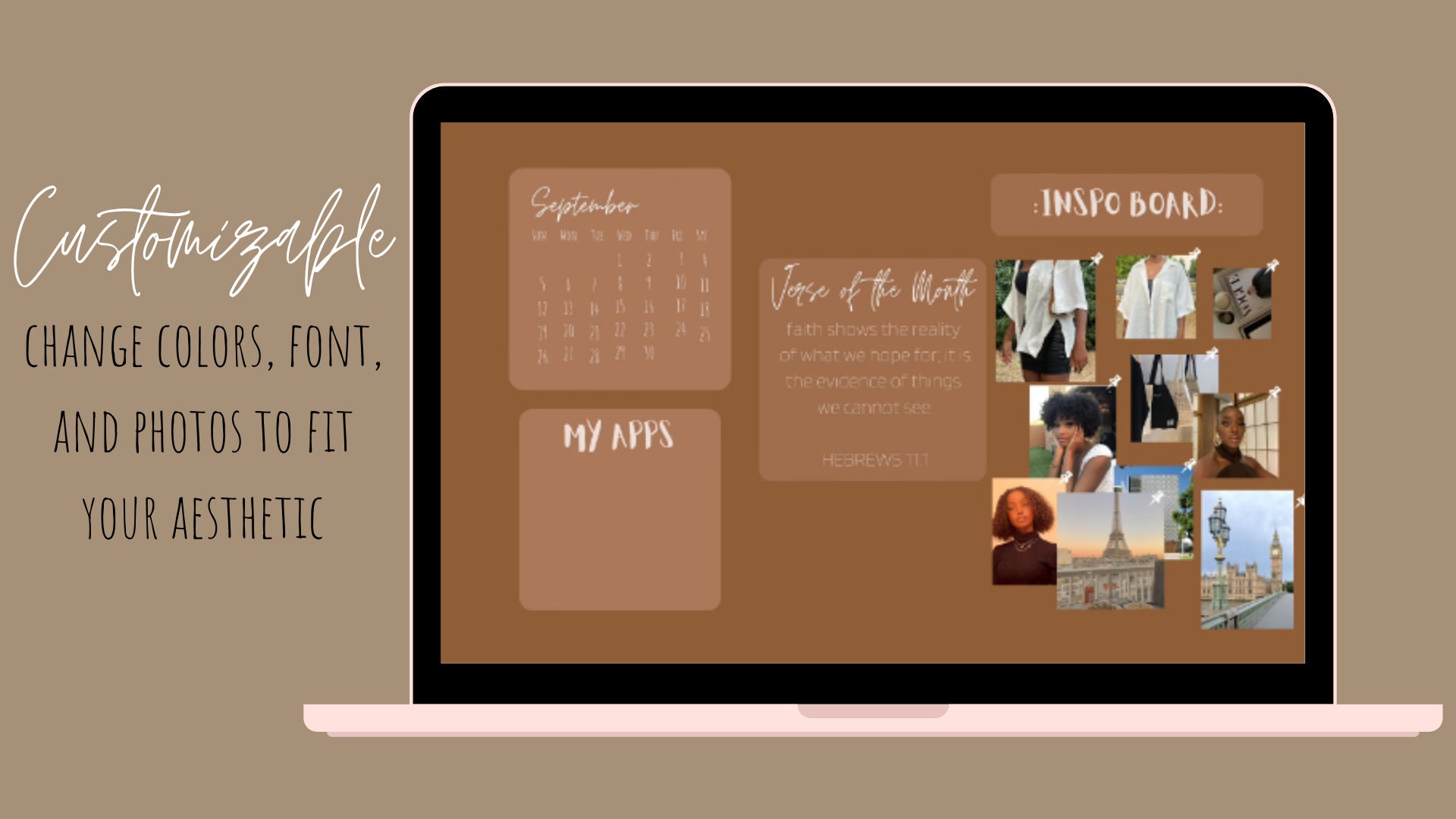 Customizable Monthly Desktop Wallpaper | Aesthetic Desktop Wallpaper ...