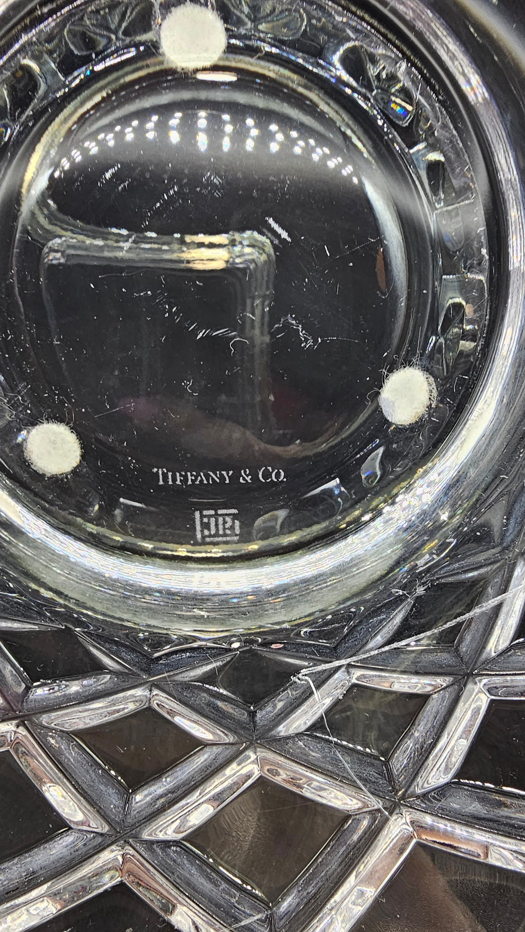 Tiffany & Co Joseph Riedel Large Weave Crystal Bowl - Etsy