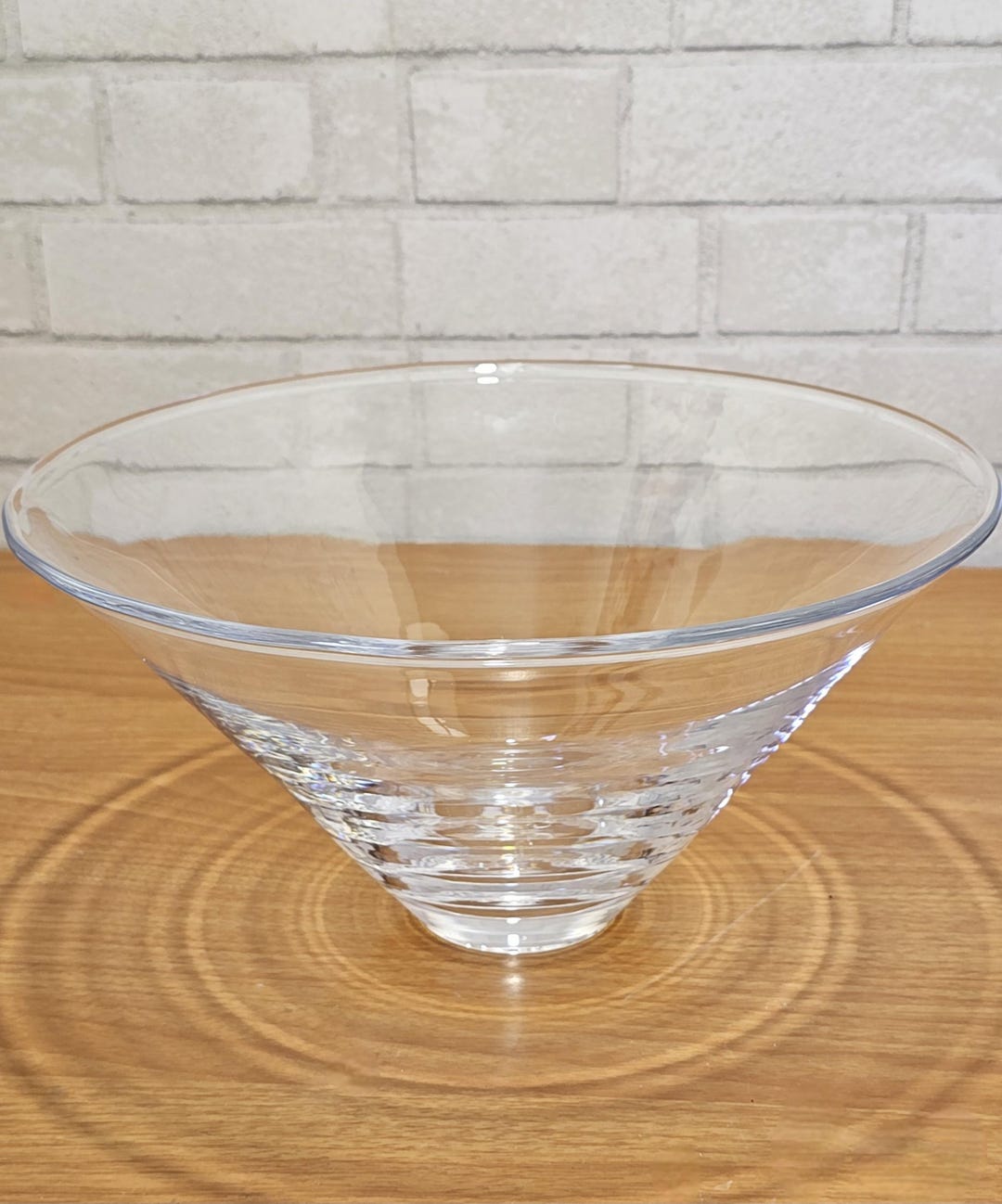 Simon Pearce Hand Blown Glass 12” Conical Large Centerpiece Bowl ...