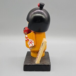 Vintage Japanese Kokeshi Doll With Sign - Etsy