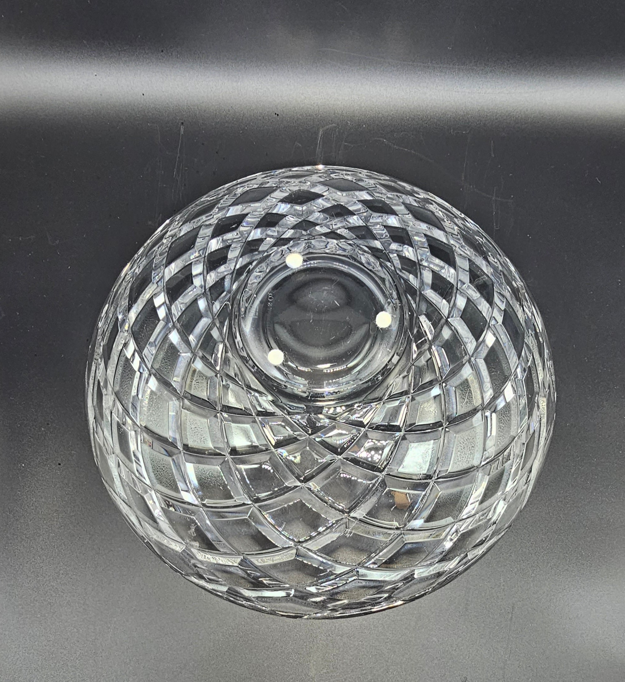 Tiffany & Co Joseph Riedel Large Weave Crystal Bowl - Etsy