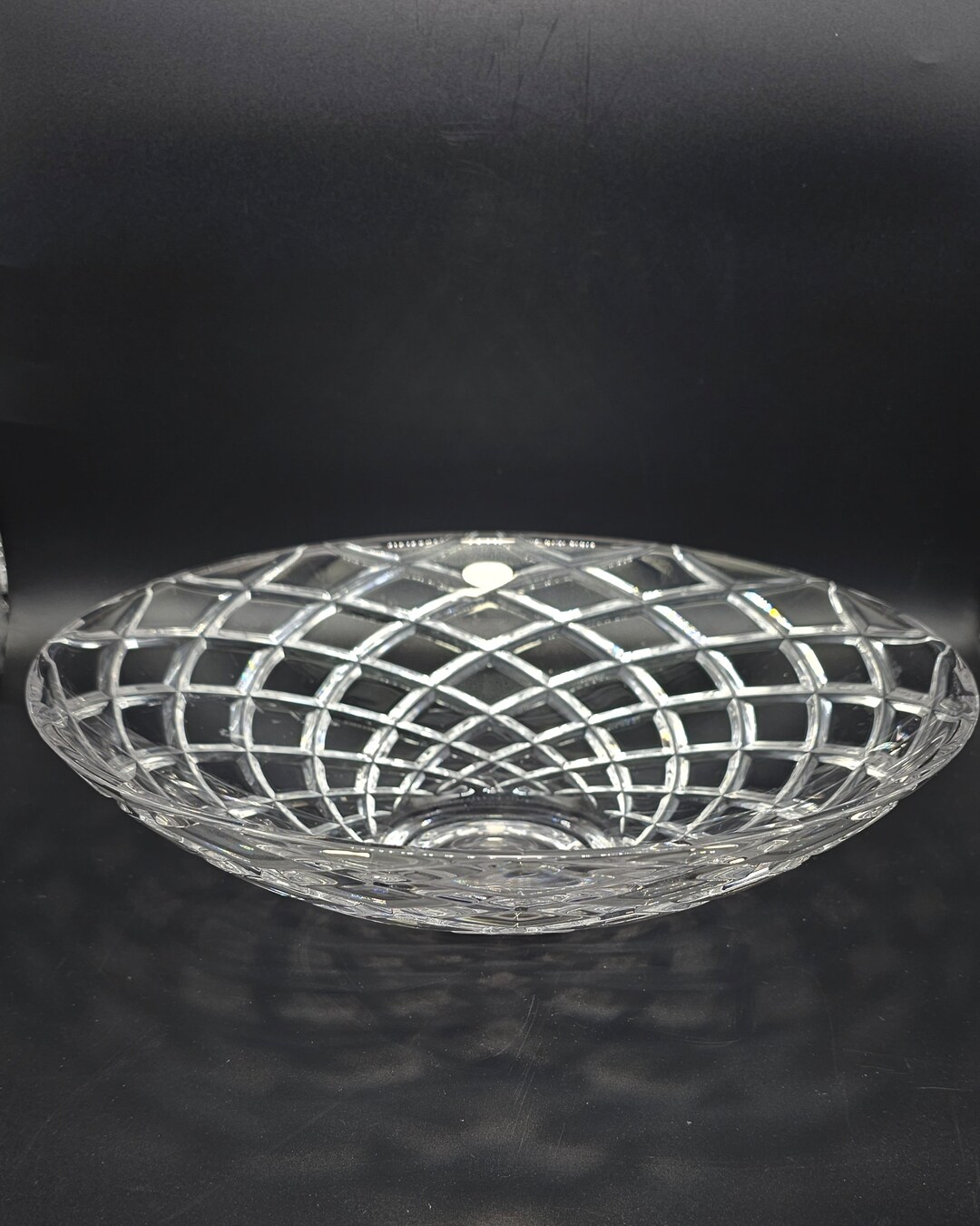Tiffany & Co Joseph Riedel Large Weave Crystal Bowl - Etsy