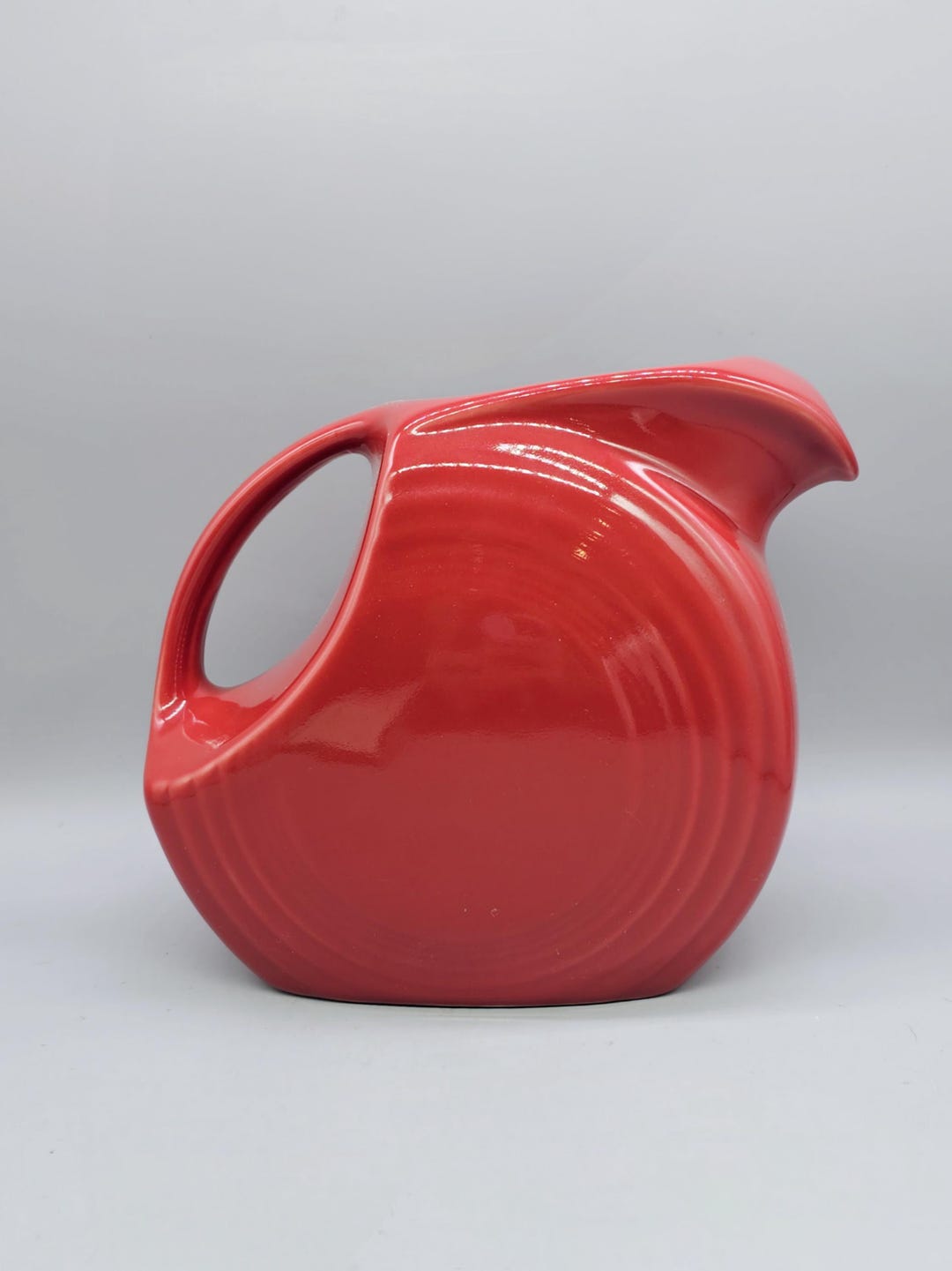 New - Fiesta Fiestaware Scarlet Large Disk Pitcher 67 Oz. - Etsy