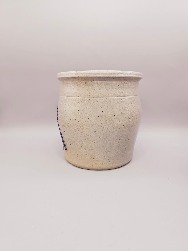 Vintage Eldreth Pottery Salt Glazed Santa Christmas Crock 1994 - Etsy