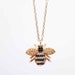 Silver Bee Necklace,honey Bee Pendant,silver Necklace,dainty Bee ...