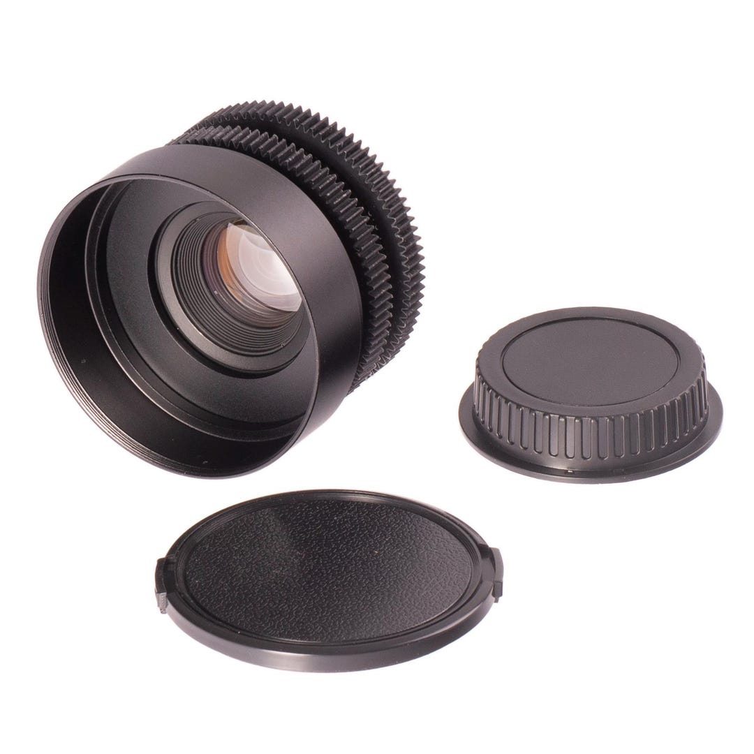 SMC Pentax-a 50mm F2 Cine Mod Lens W/ Anamorphic Bokeh for Canon EF ...