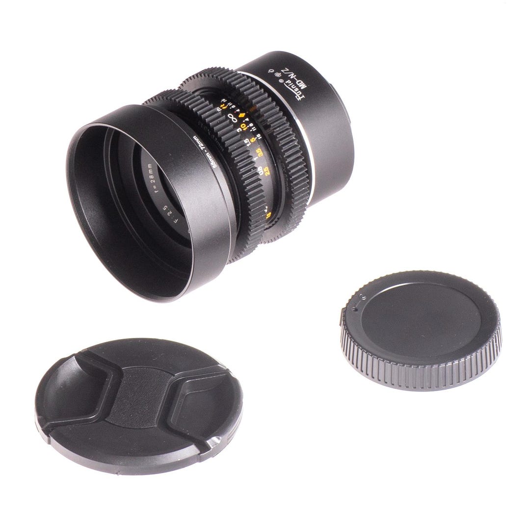 Sun Wide-auto MC 28mm F2.5 Cine Mod W/ Anamorphic Bokeh for Nikon Z ...