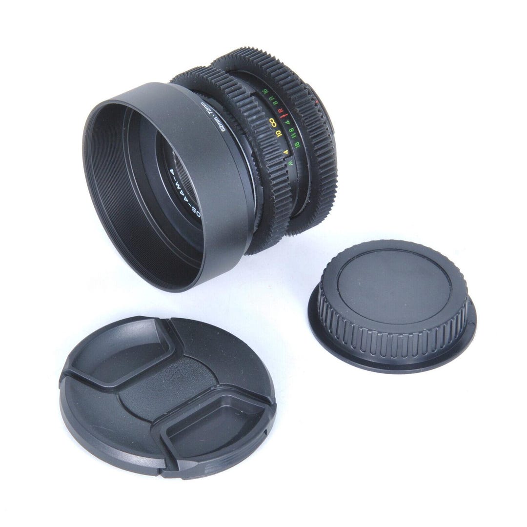 Helios 44 2/58 Prime Cine Lens W/ Blue Anamorphic Bokeh & Flare Canon EF 44M-4! - Etsy