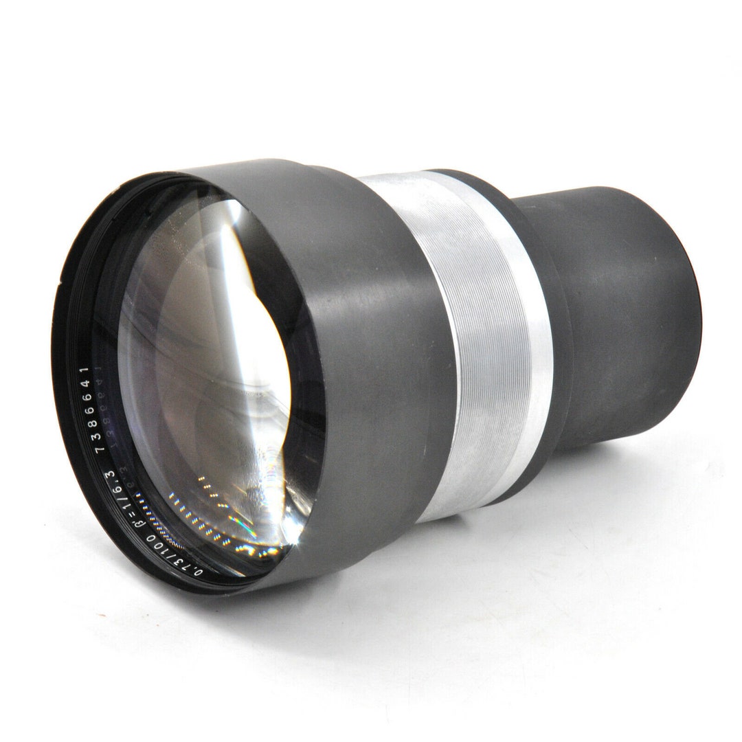 Ultra RARE Carl Zeiss Jena R-biotar 100mm F0.73 One of the Fastest ...