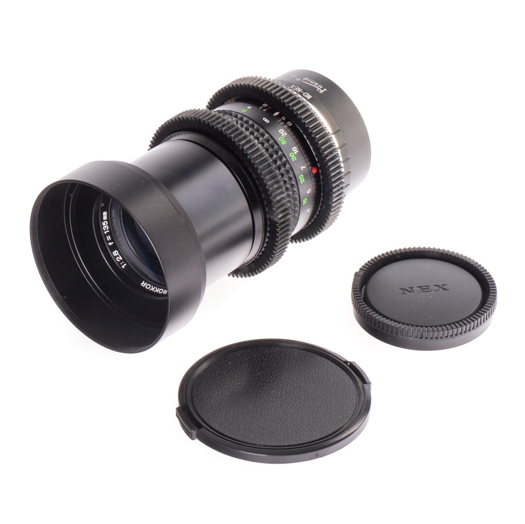 Minolta MD Tele Rokkor 135mm F2.8 Cine Mod Lens for Sony E-mount - Etsy