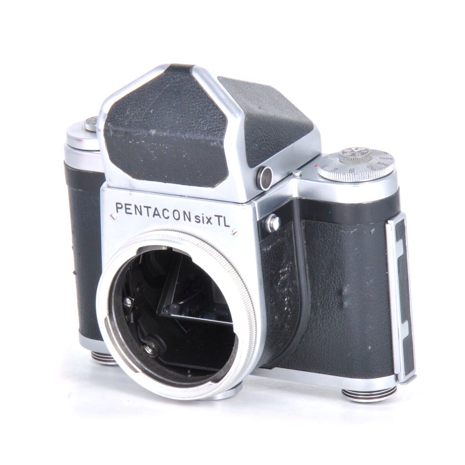 Cla'd Pentacon SIX TL 6x6 Medium Format Film Camera Body W/ Prism ...