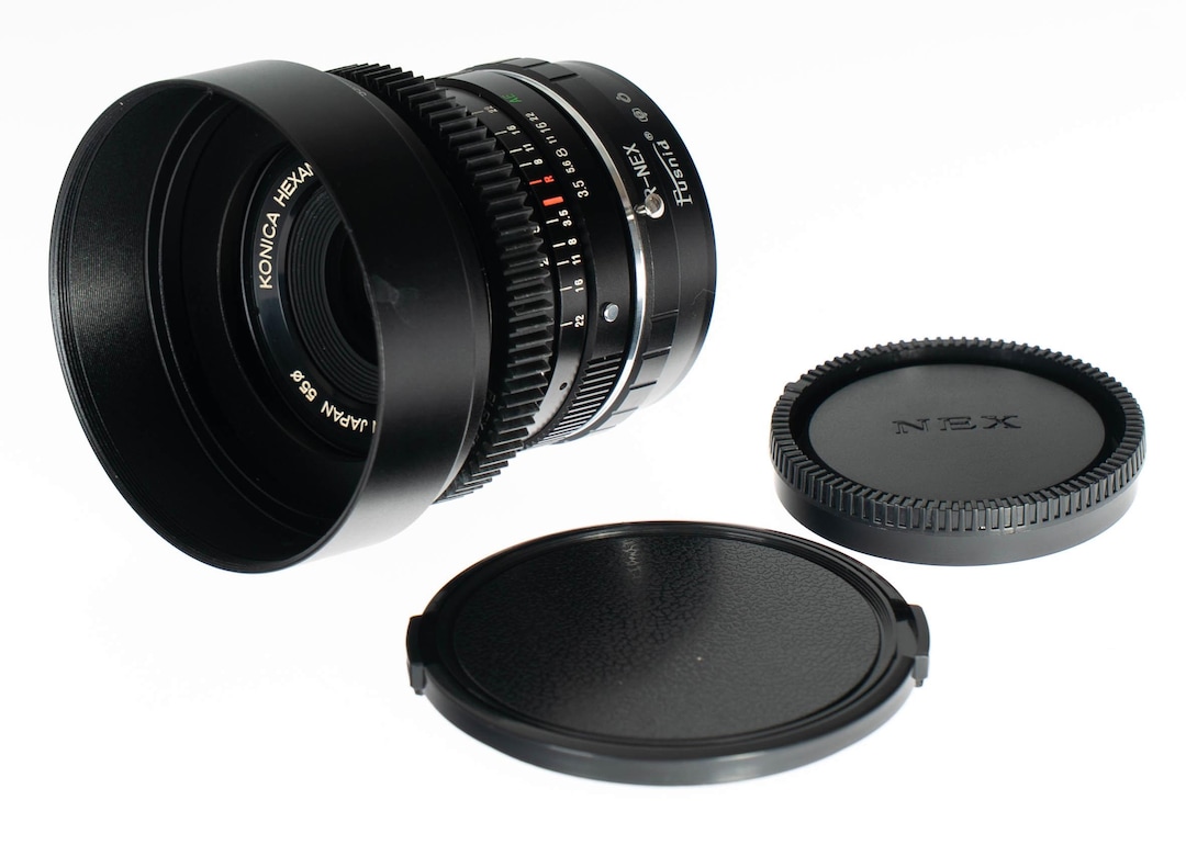 Konica Hexanon AR 28mm F3.5 Cine Mod Wide Angle Prime Lens for Sony E ...