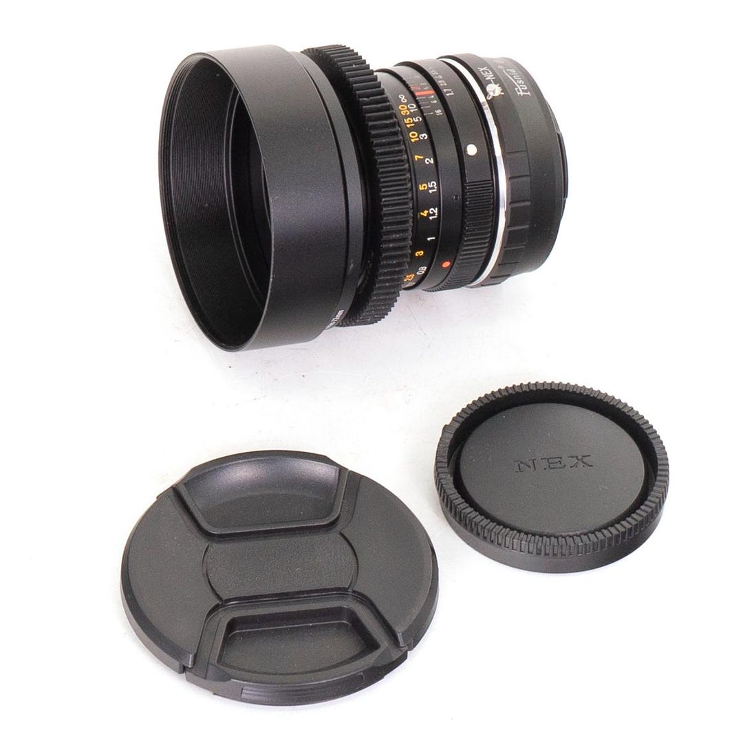 Konica Hexanon AR 50mm F1.7 Cine Mod Prime Portrait Lens for Sony E ...