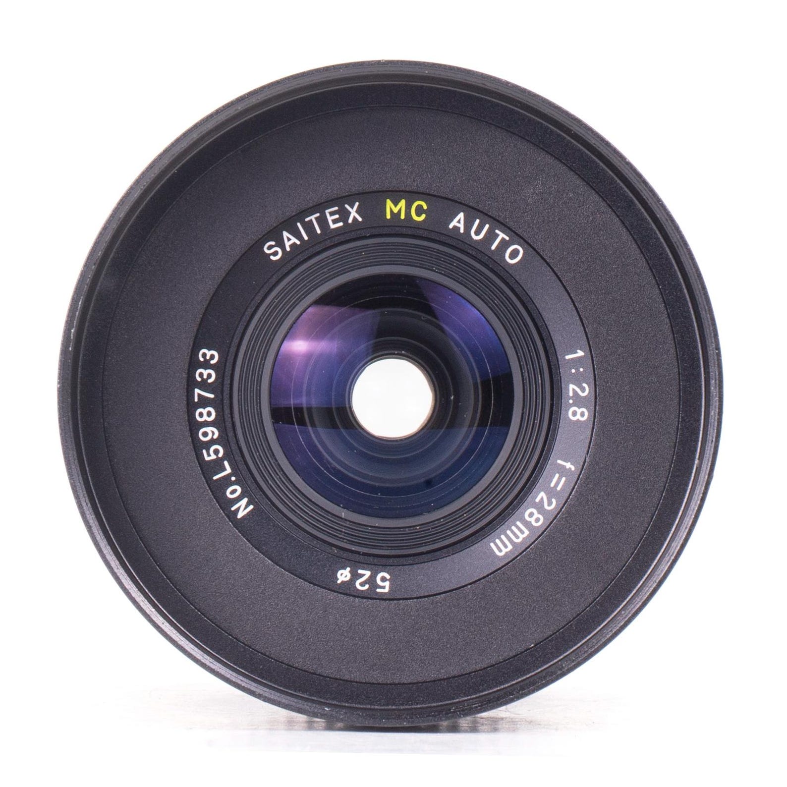 Saitex MC Auto 28mm F2.8 Cine Modded Wide Angle Prime Lens for Sony E ...