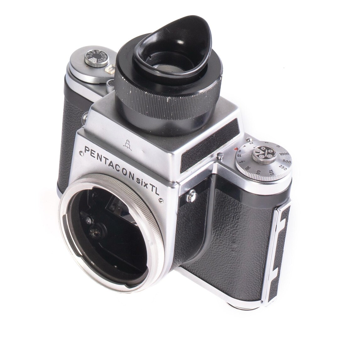 Cla’d Pentacon SIX TL 6x6 Medium Format Film Camera W/ Magnifier Head ...