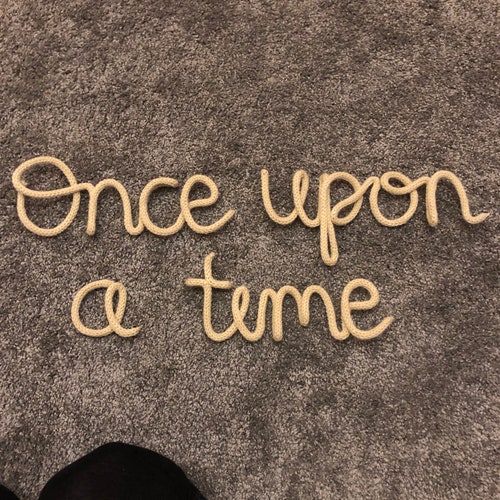 Once Upon A Time Sign Once Upon A Time Backdrop Wording - Etsy
