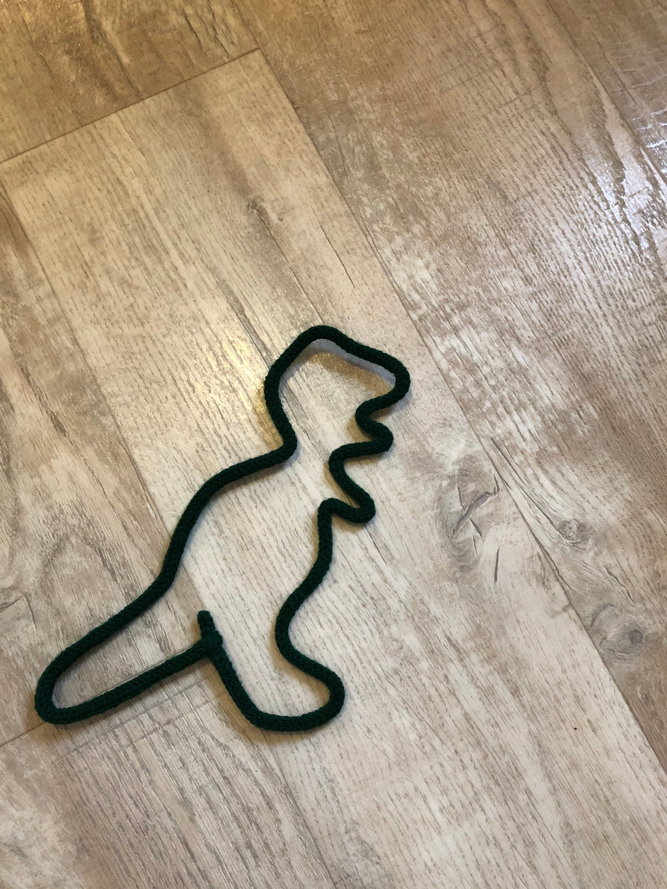 Knitted Wire Dinosaur T-rex - Etsy UK