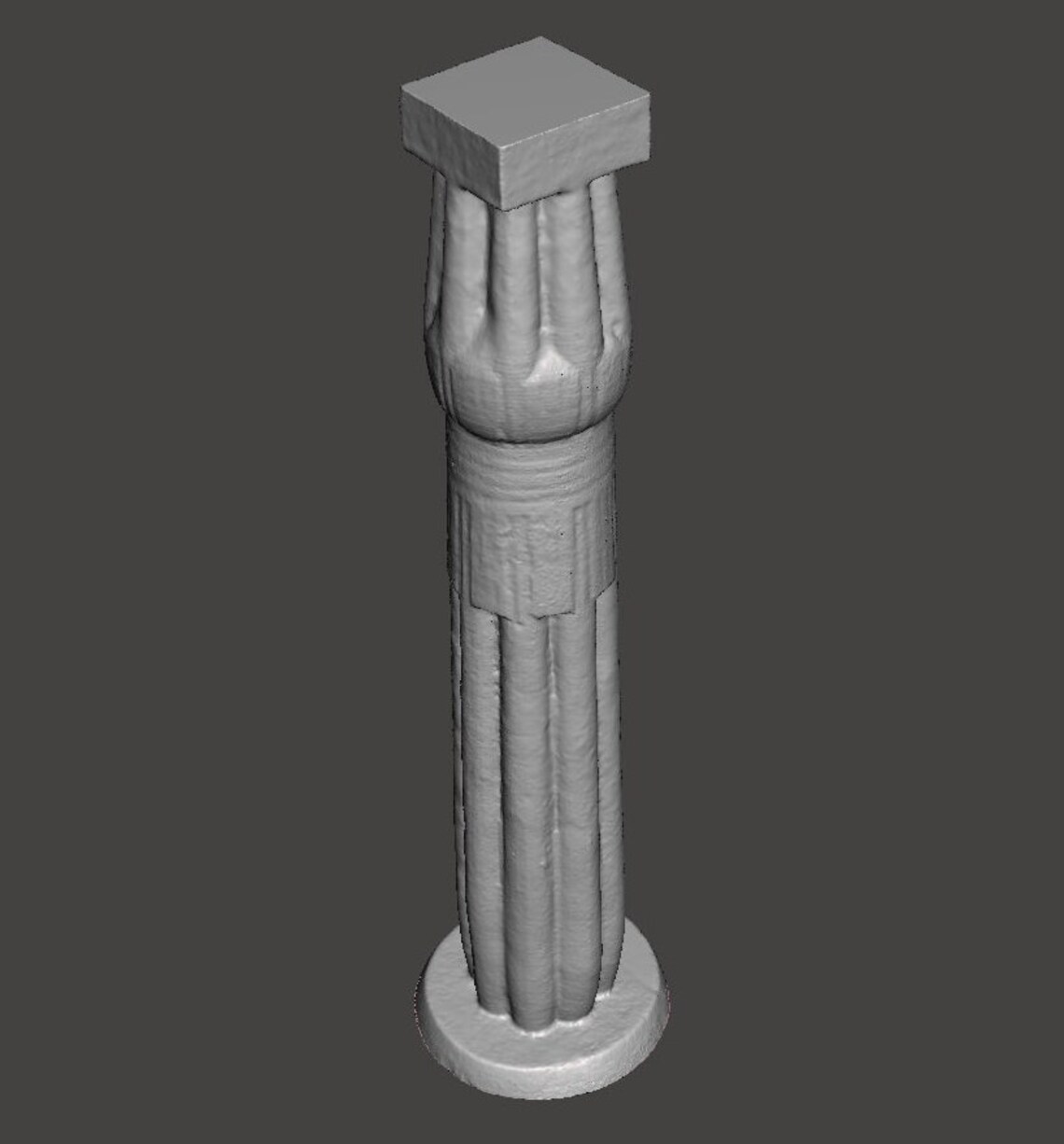 Egyptian Column 3D Printed Replica. 16 Cm High - Etsy