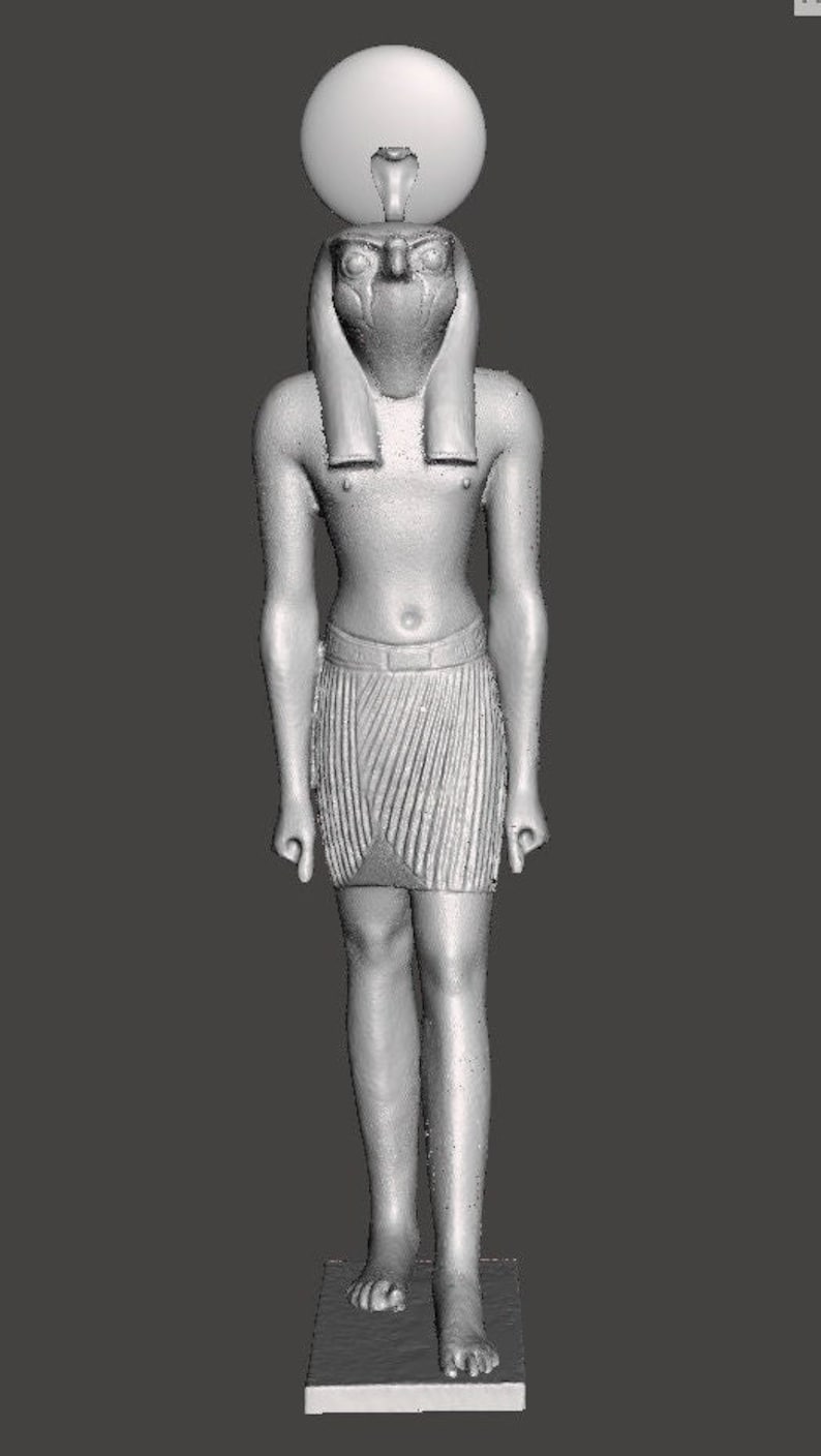 Egyptian God Ra 3D Printed Statue Replica. 18 Cm High | Etsy