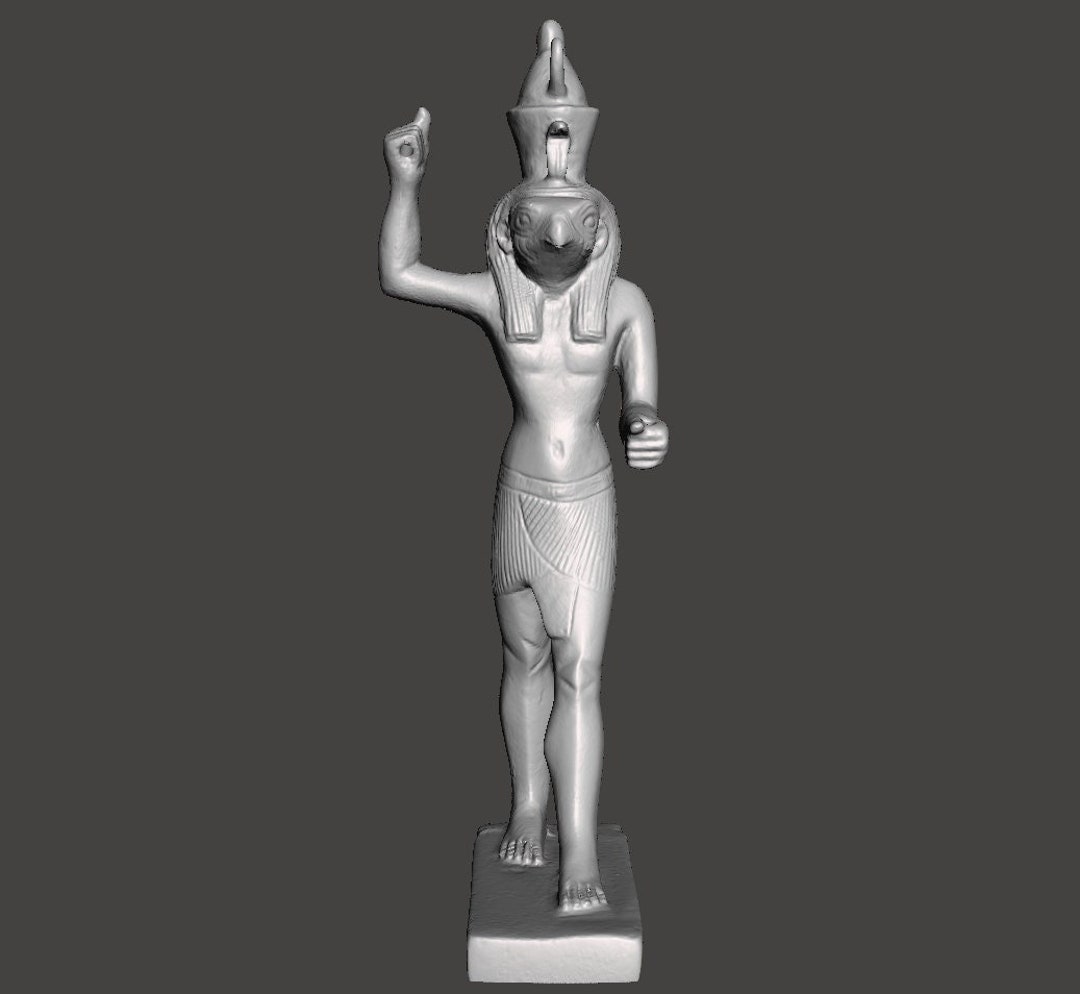 Egyptian God Horus in Striding Pose 3D Printed Statue Replica - Etsy