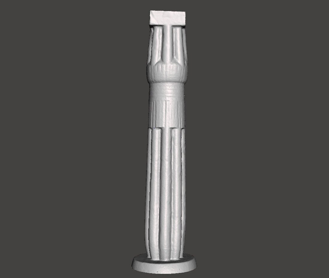 Egyptian Column 3D Printed Replica. 16 Cm High - Etsy