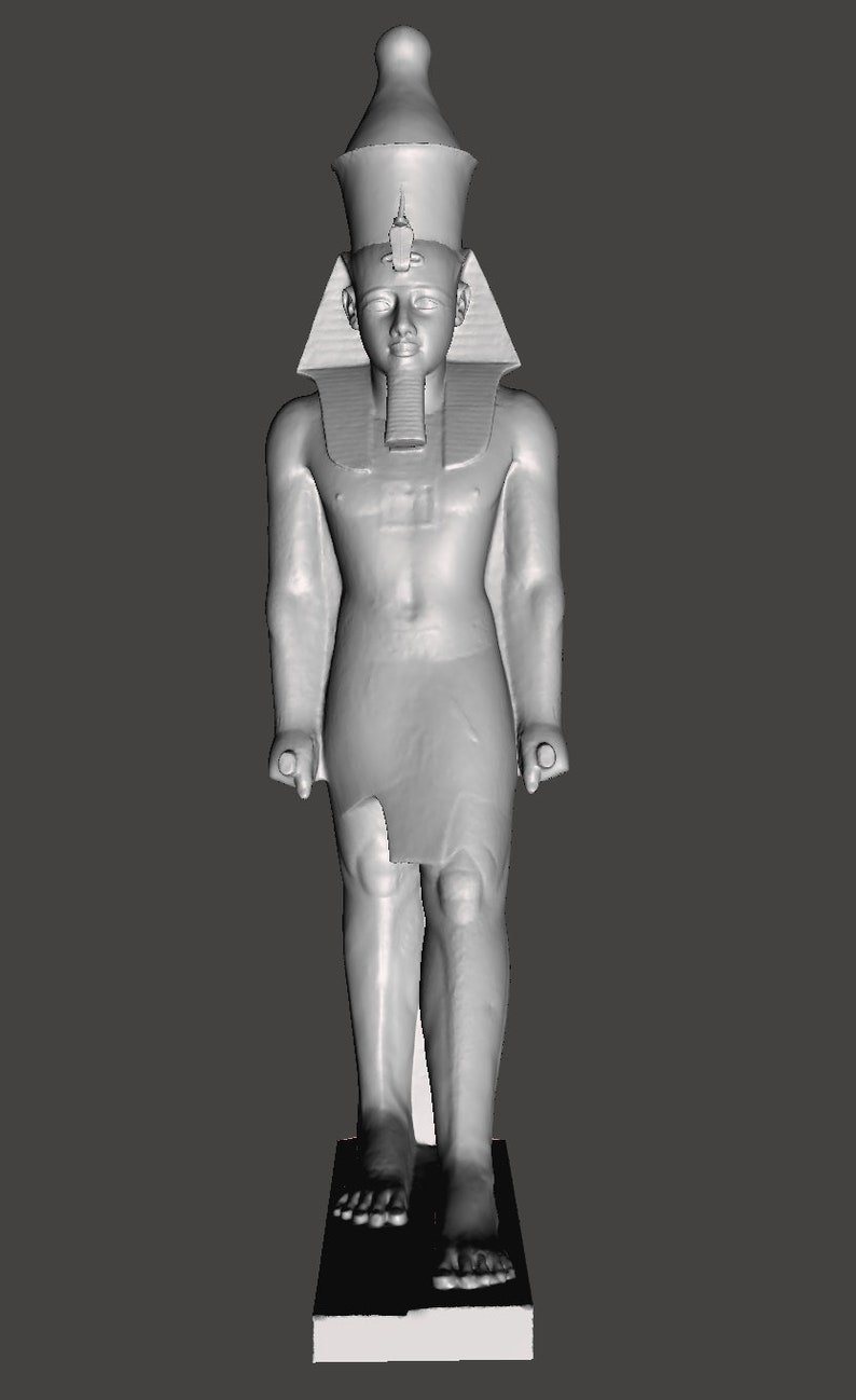 Pharaoh RAMSES II Standing Colossal Statue 3D Printed Egyptian - Etsy