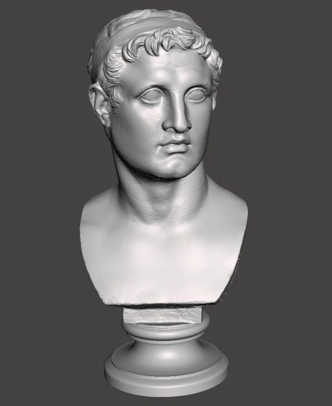 Ptolemy II Philadelphus 3D Printed Pharaoh Bust Replica. - Etsy