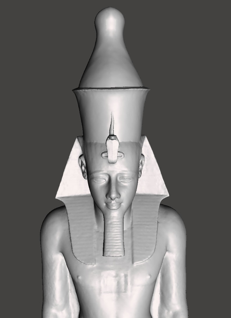 Pharaoh RAMSES II Standing Colossal Statue 3D Printed Egyptian - Etsy